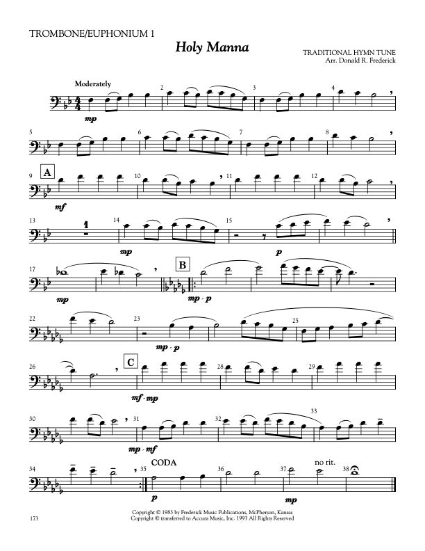 Holy Manna (Hymn Tune) – Accura Music